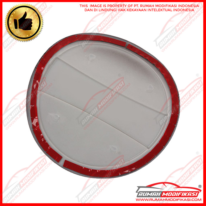 Jual COVER TANGKI BENSIN - TANK COVER - HONDA RUSH 2017-ON - CHROME