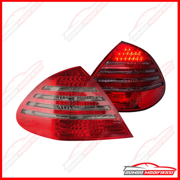 Jual STOP LAMP - BENZ W211 E-CLASS 2003-2006 - LED - RED SMOKE - EAGLEEYES