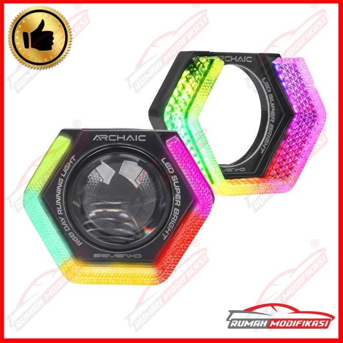 Jual Shroud RGB Hexagon Diamond Style x Biled 50 Watt RHD - Archaic - 2 ...