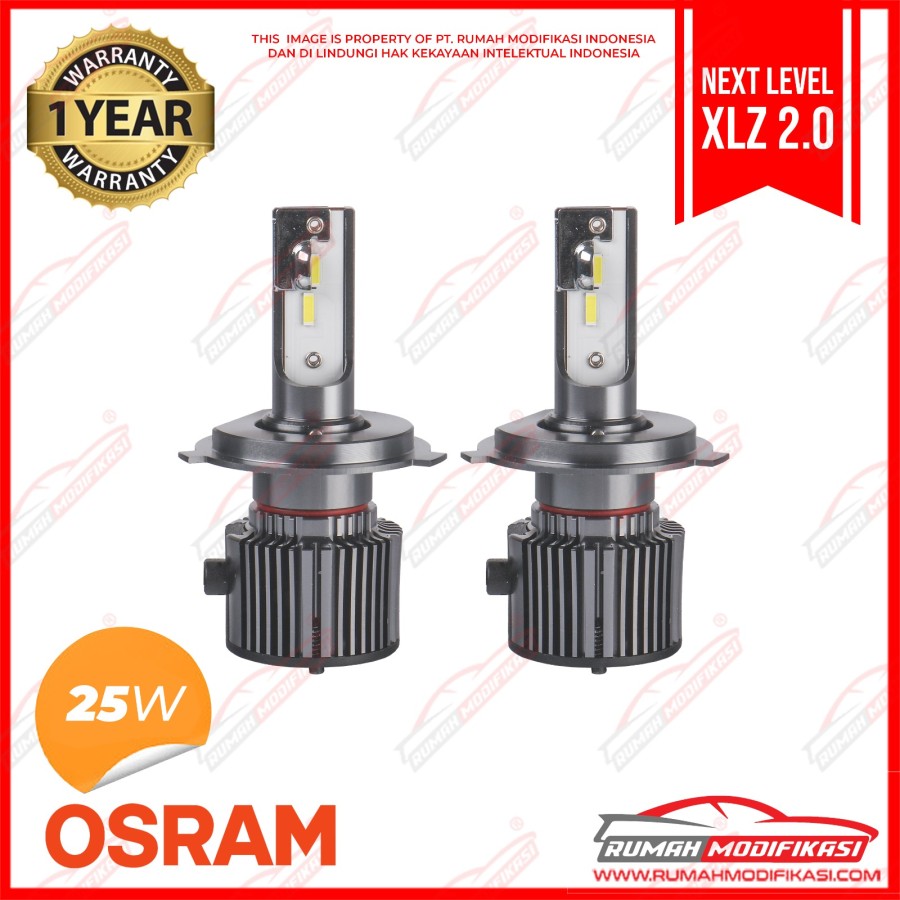 Jual Bohlam Lampu H11 OSRAM - XLZ - HIGH LOW - 6000K PUTIH - 25 WATT