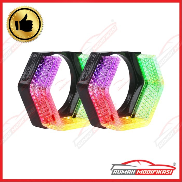 Jual Shroud Hexagon Style - Archaic RGB Shroud - 3 Inch - RGB - Diamond ...
