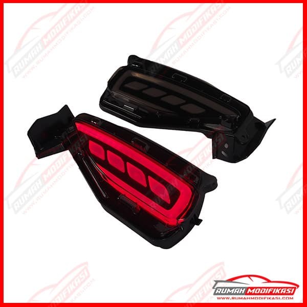 Jual BUMPER LAMP - TOYOTA FORTUNER 2015-ON - SMOKE - LIGHT BAR - TYPE 1