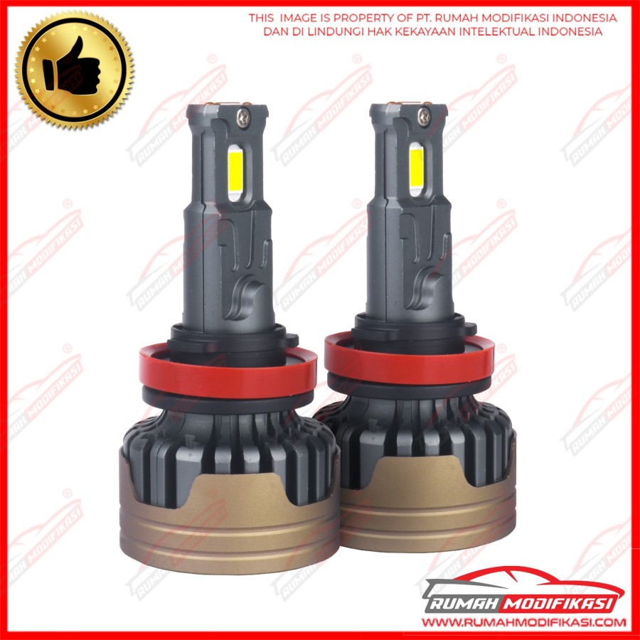 Jual Bulbtek x Archaic - LED HP3 - H11 - 6000K Putih - Super Bright