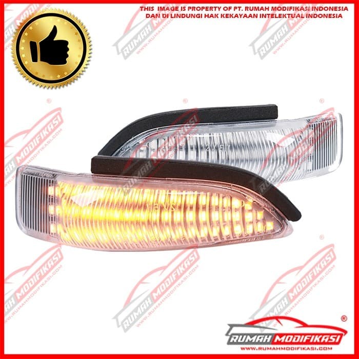 JUAL ﻿SIDE MIRROR LED - SPION LED - TOYOTA CALYA 2016-2019 - SEQUENTIAL