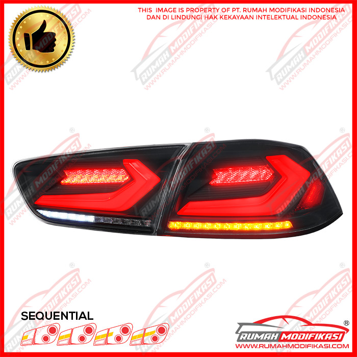 STOP LAMP - MITSUBISHI LANCER 2008-2018 - RED BAR - CEREMONIAL