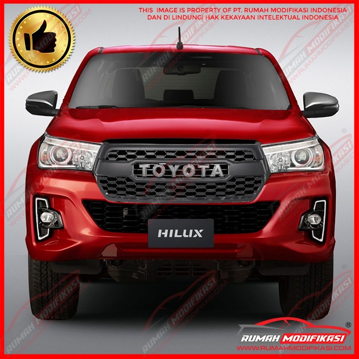 Jual GRILL HILUX REVO ROCCO 2015-2020 - GR - BLACK