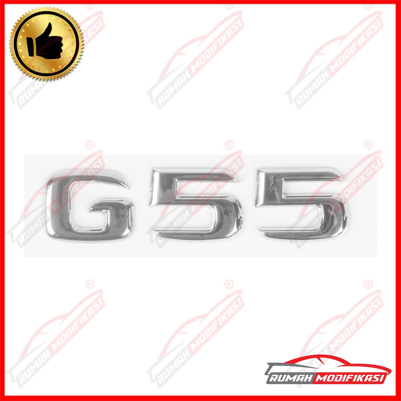 Jual Emblem Logo Mercedes Benz Mercy G55 G-Class chrome Style