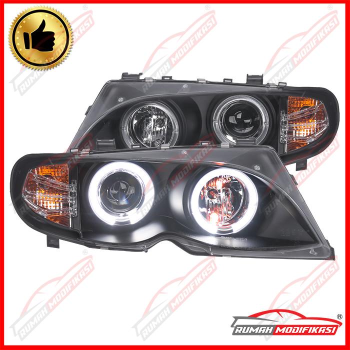 Jual HEADLAMP - BMW E46 4 DOOR 2002-2005 - SONAR - ANGEL EYES - PROJECTOR