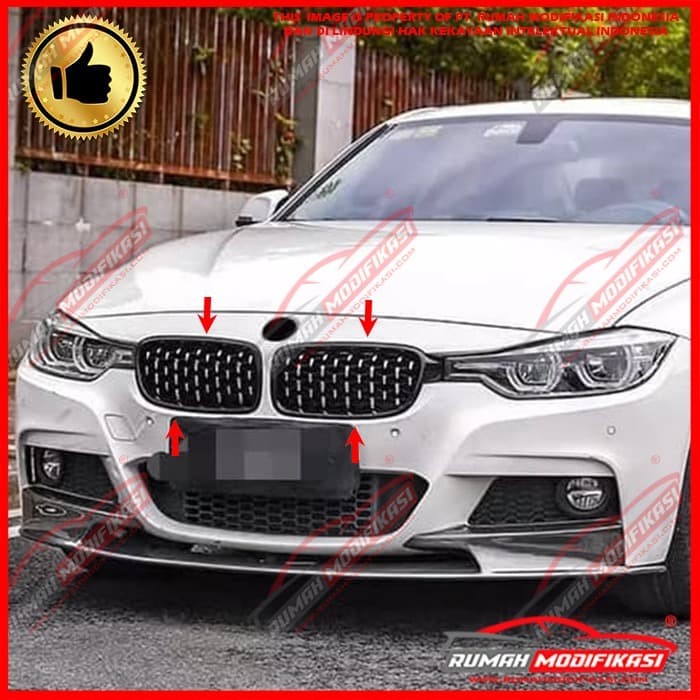 Jual GRILL - BMW F30 2012-2019 - GLOSS - DIAMOND GRILL STYLE