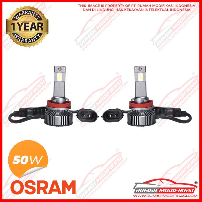Jual OSRAM - LED HEADLIGHT - H8-H11-H16 - PREMIUM - 6000K PUTIH - 50W