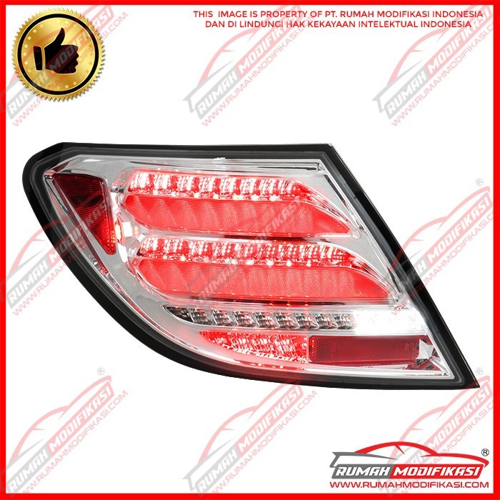 STOP LAMP - BENZ W204 C-CLASS 2012-2013 - CHROME - LED - SEQUENTIAL