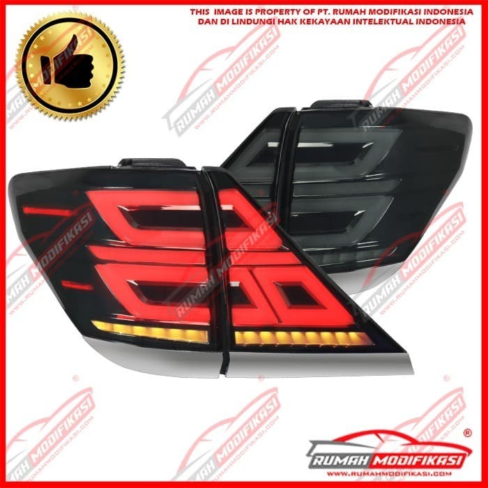 Jual STOP LAMP - TOYOTA ALPHARD 2009-2014 - SMOKE - LIGHT BAR - SEQUENTIAL