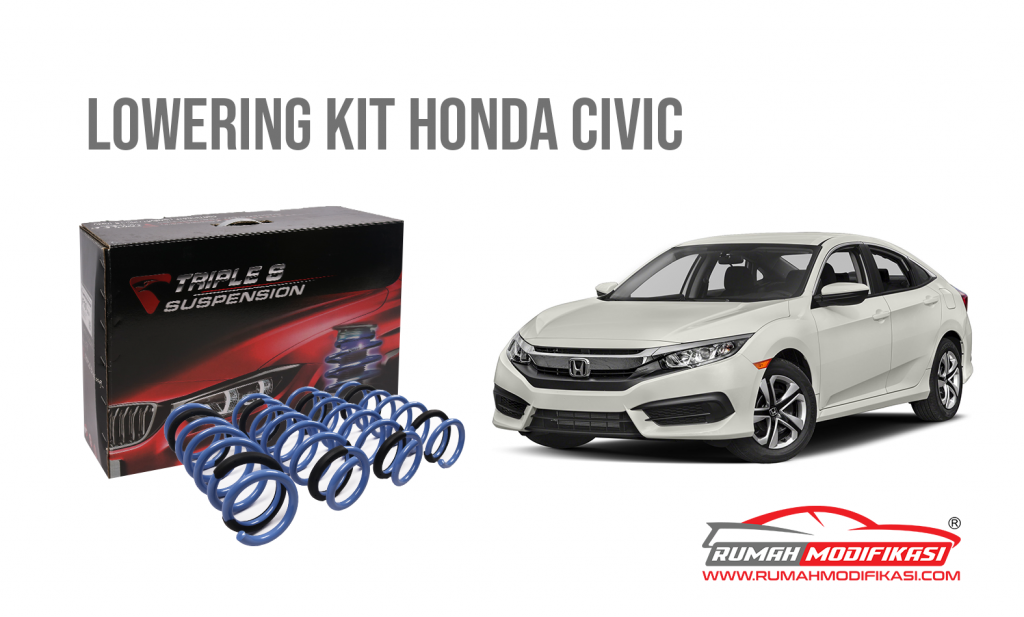 Lowering Kit Honda Civic, Ceper Cakep Itu Mudah Dan Aman | Rumah Modifikasi