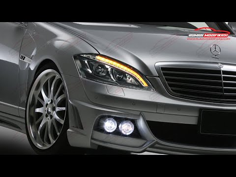 Paket Komplet Buat Mercedes-Benz W221, Headlamp Plug N Play, DRL - HID ...