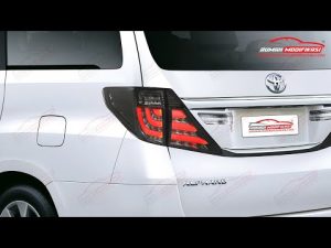 Dark and Classy, Stop Lamp All Smoke Sequential Toyota Alphard