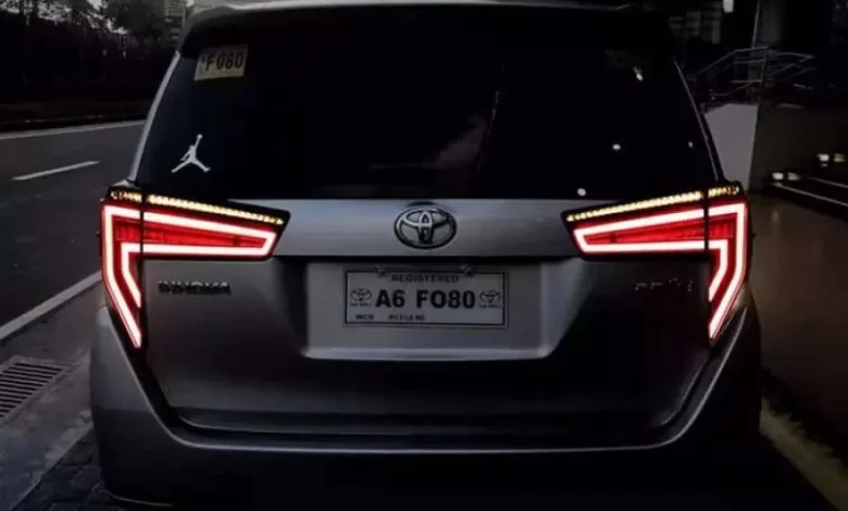 Paket Komplet Safety Dan Style, Red Smoke Stop Lamp Innova Reborn